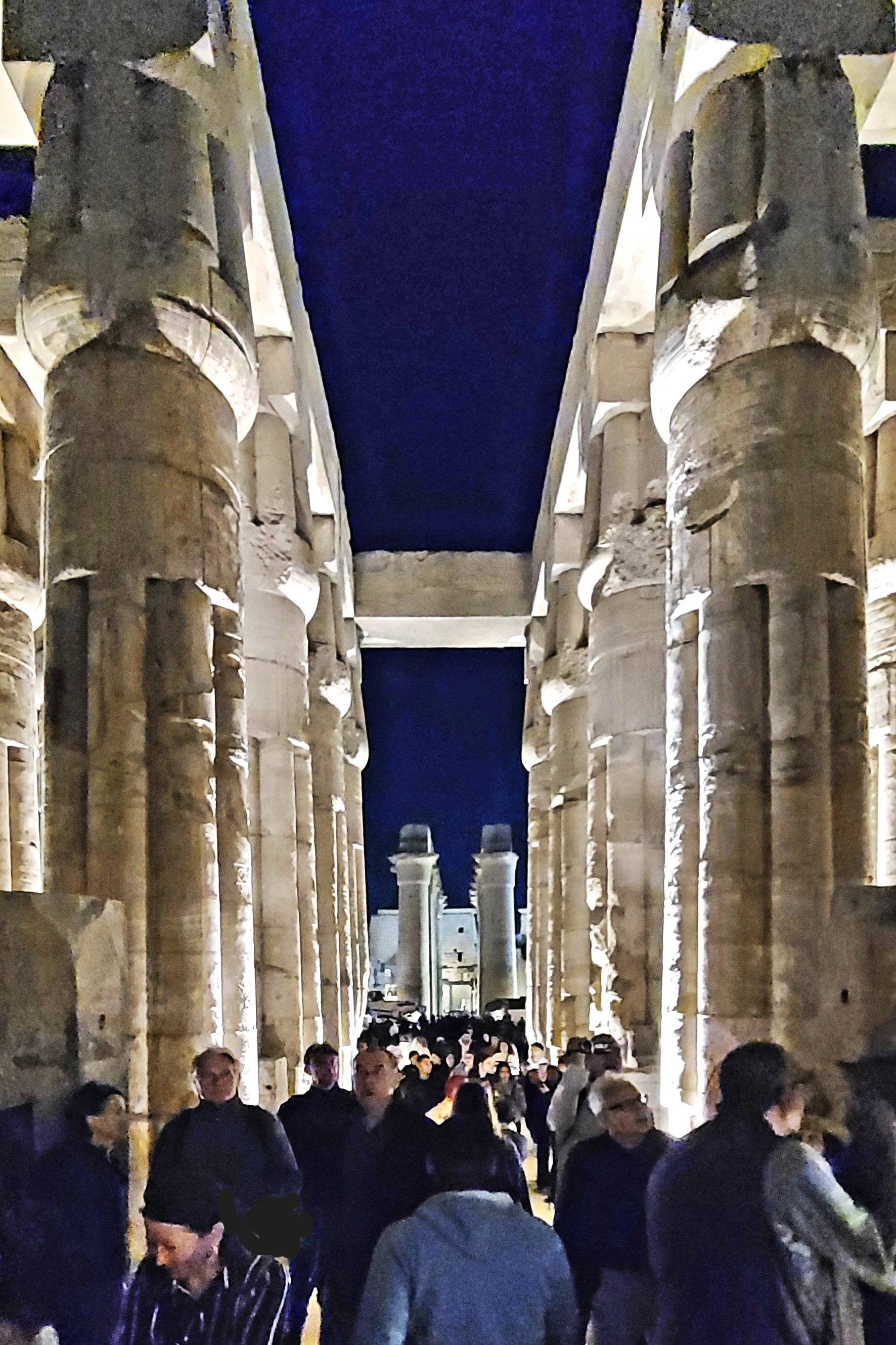 Luxor Temple after Dark – Streaming thru America